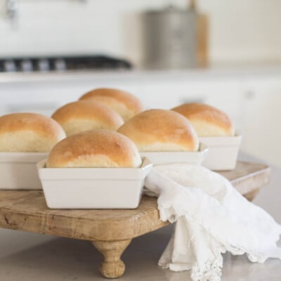 Delicious White Bread Mini Loaves - Handmade Farmhouse