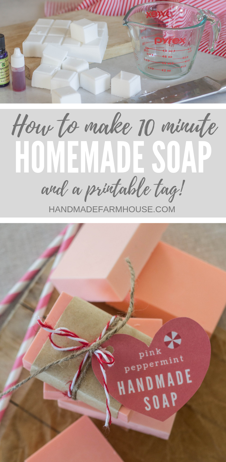 Easy Homemade Soap Bars Handmade Farmhouse