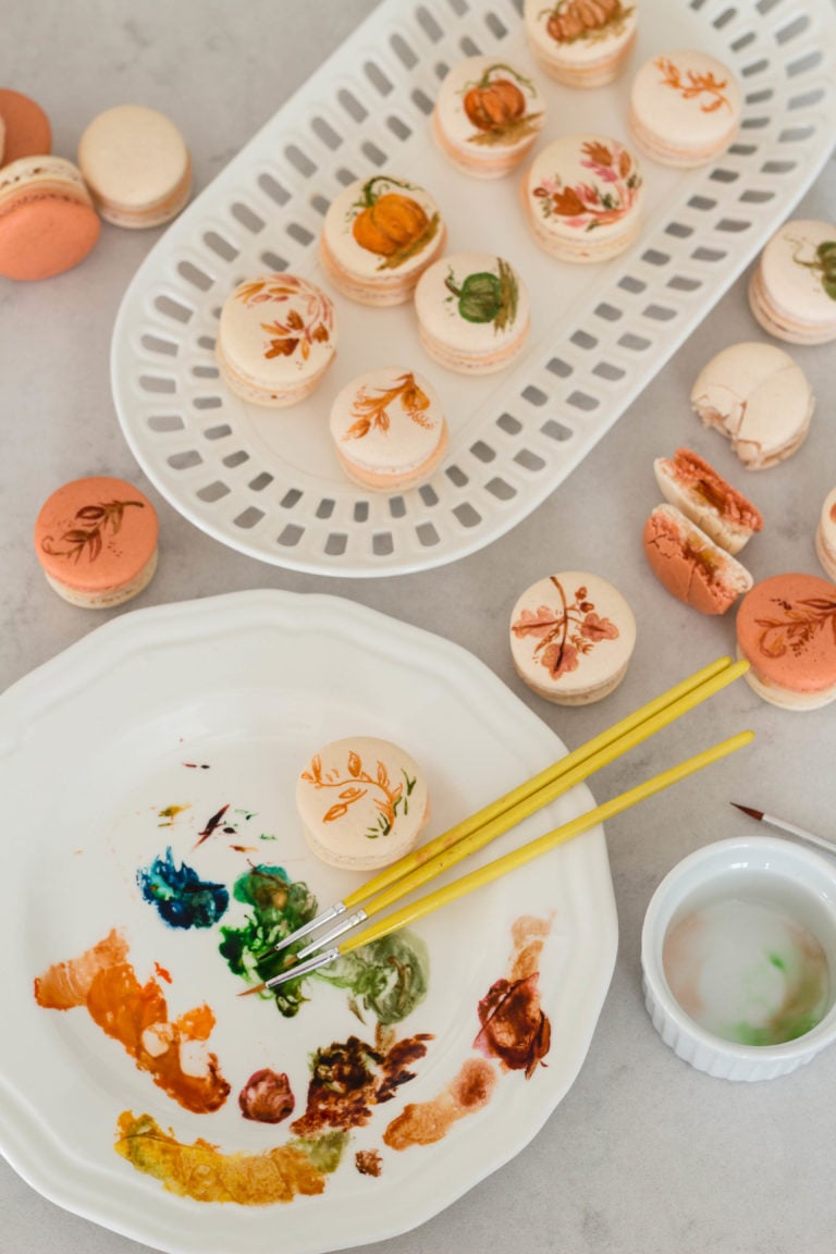 How To "Paint" French Macarons - Handmade Farmhouse