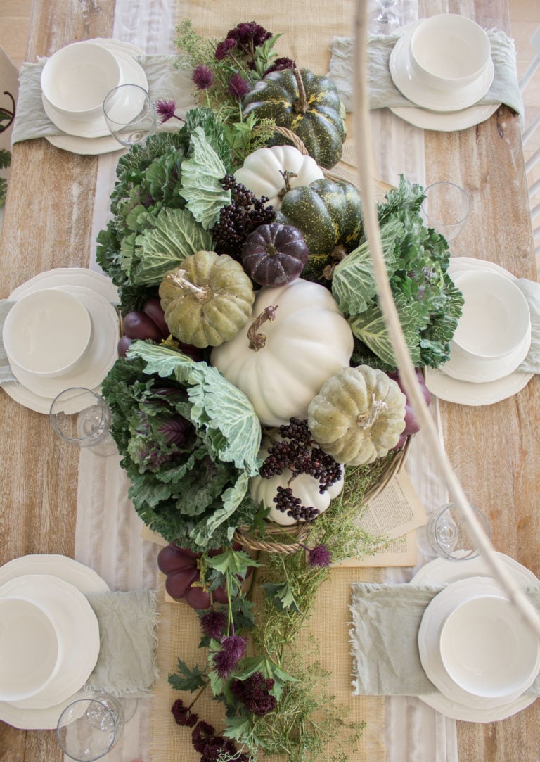 Fall Harvest Tablescape - Handmade Farmhouse