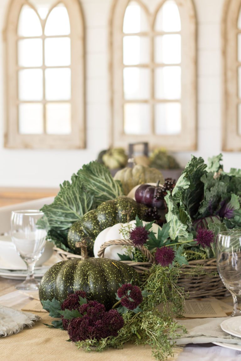 Fall Harvest Tablescape - Handmade Farmhouse