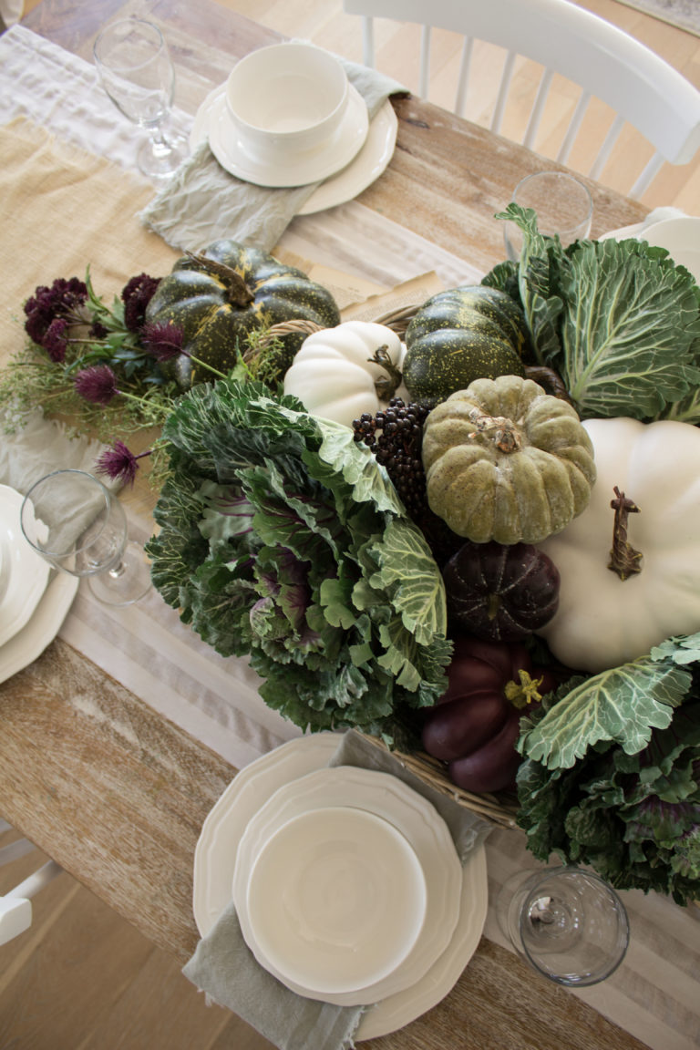 Fall Harvest Tablescape - Handmade Farmhouse