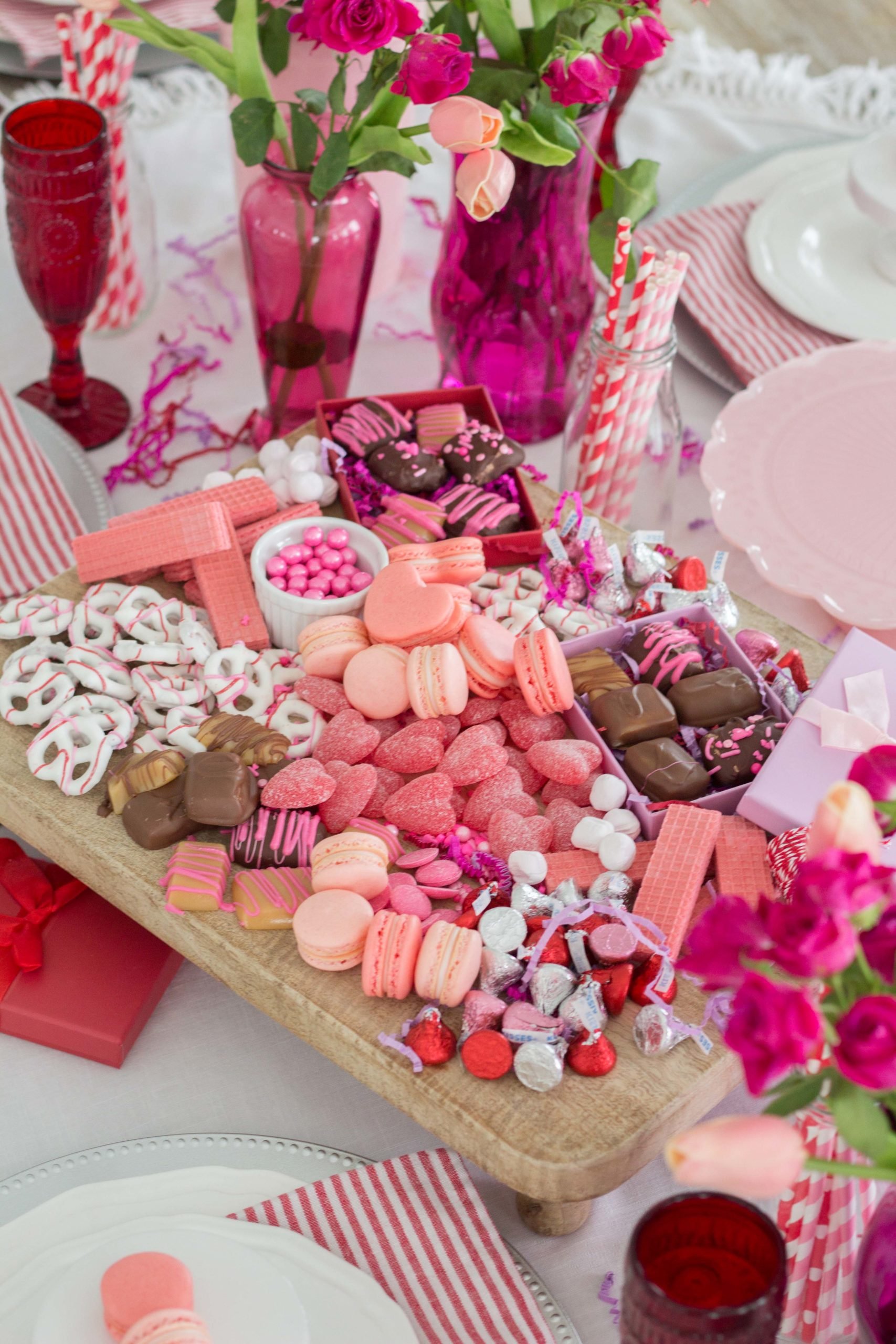 Valentine's Day Dessert Table - Handmade Farmhouse