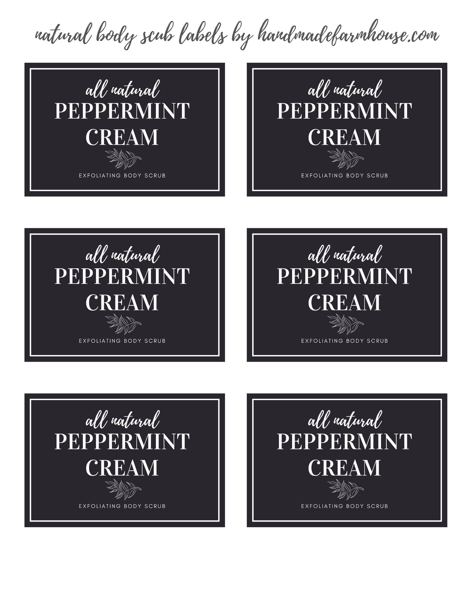 All-Natural Handmade Body Scrub - Handmade Farmhouse