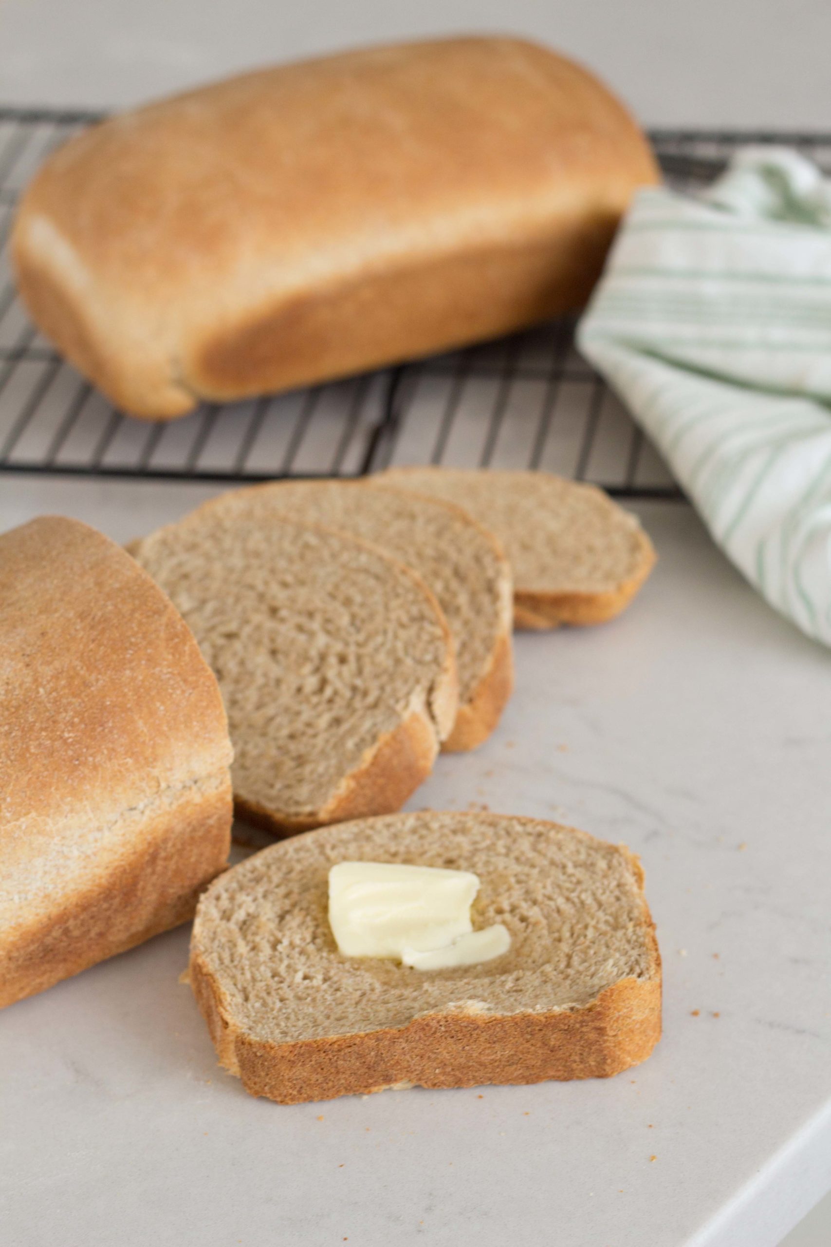 Honey Whole Wheat Bread - Handmade Farmhouse