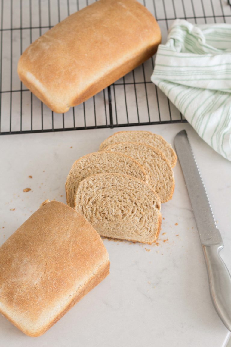 Honey Whole Wheat Bread - Handmade Farmhouse