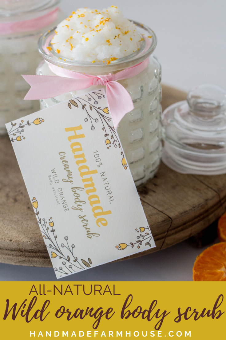 All-Natural Handmade Body Scrub - Handmade Farmhouse