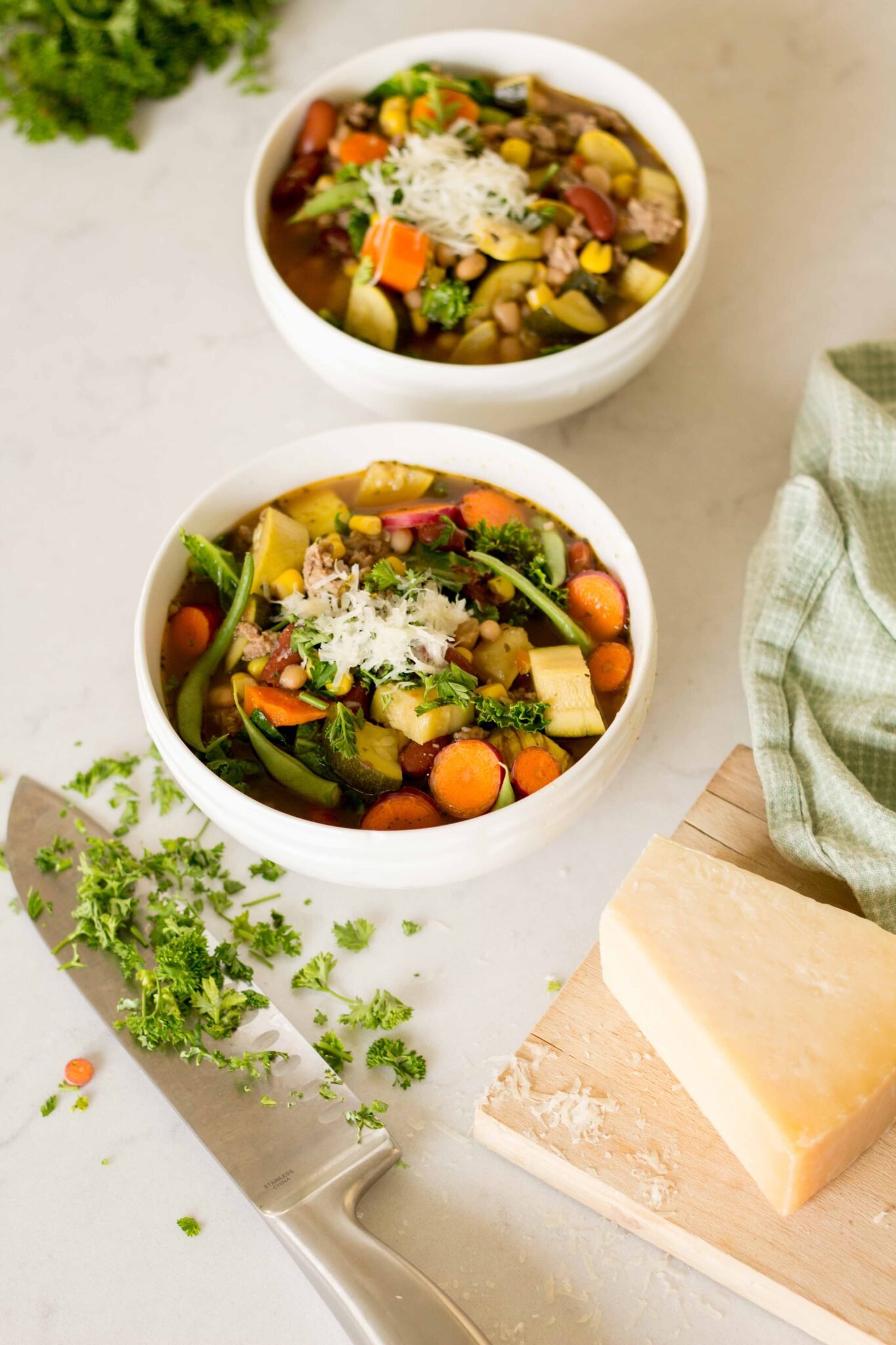 Garden Harvest Minestrone - Handmade Farmhouse