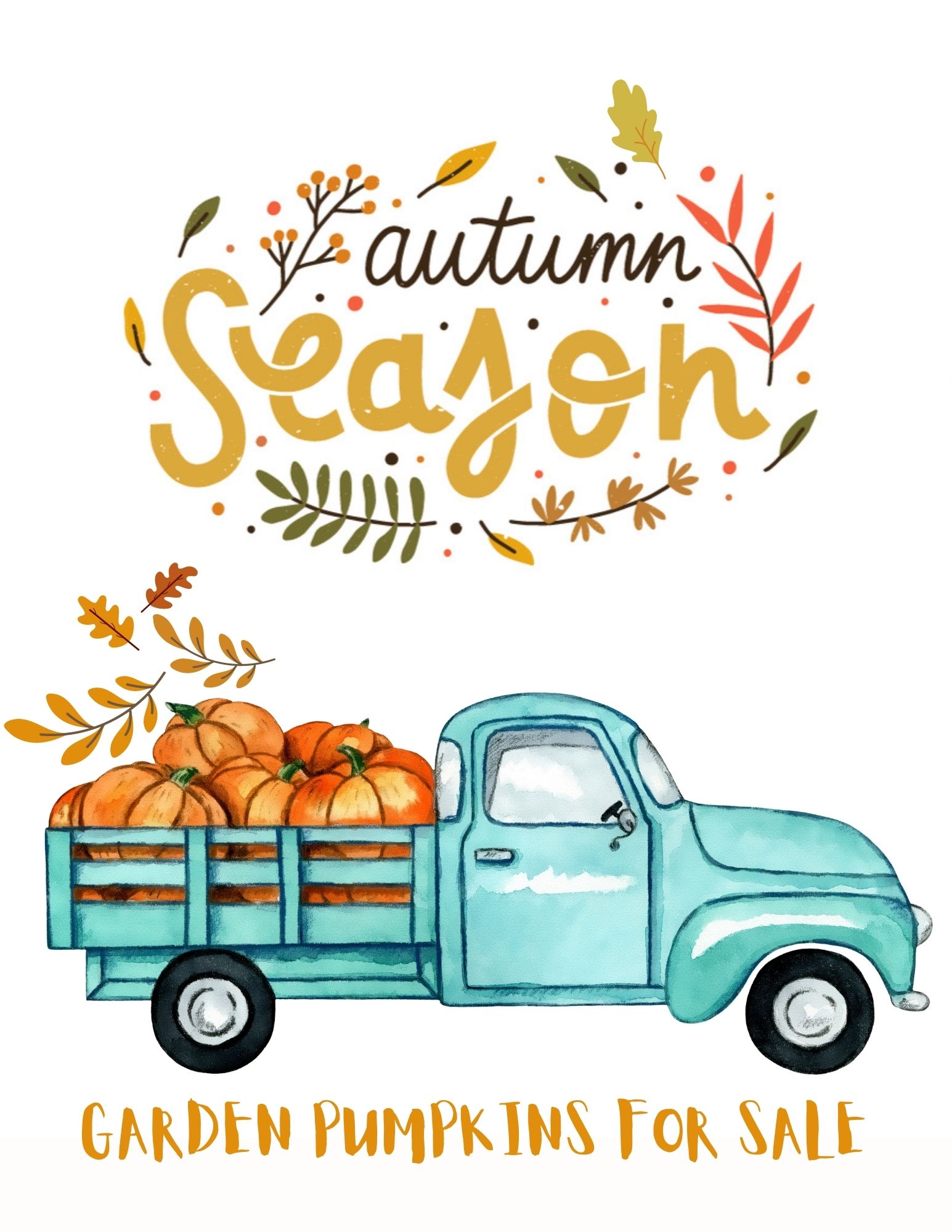 Free Fall Printable Decor - Handmade Farmhouse