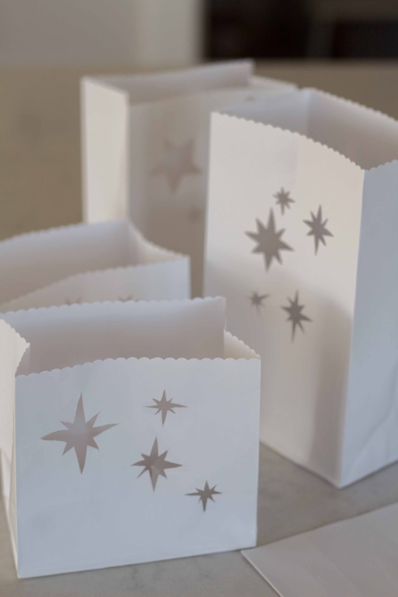 Easy DIY Paper Bag Luminaries - Handmade Farmhouse