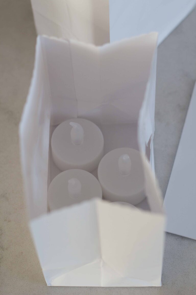 Easy DIY Paper Bag Luminaries - Handmade Farmhouse