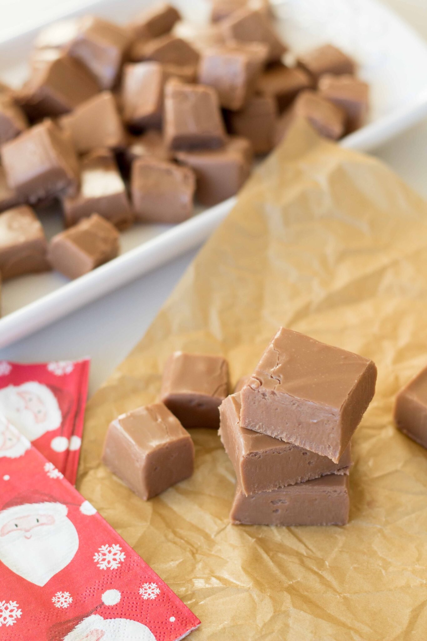 Famous Christmas Fudge - Handmade Farmhouse
