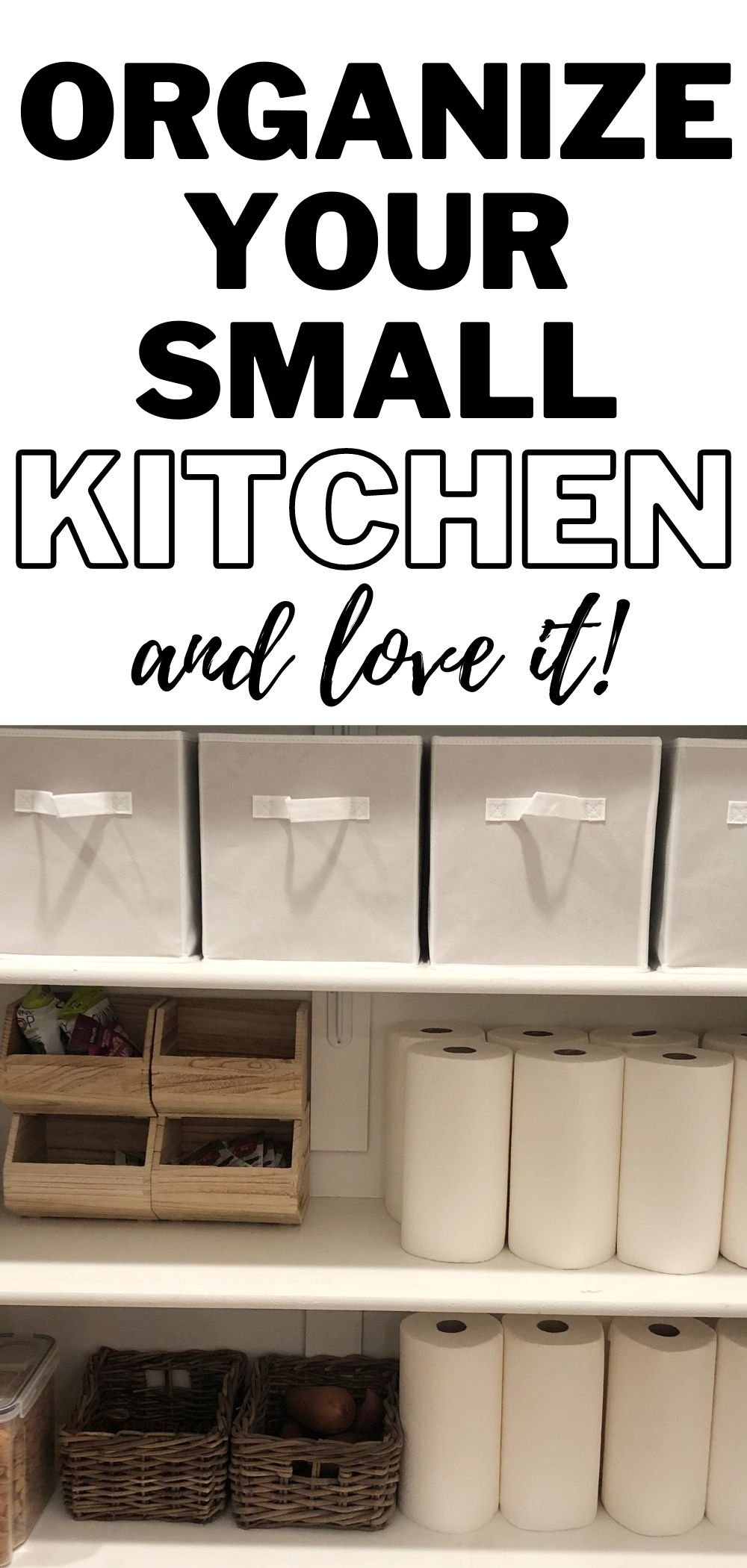 Secrets for Organizing a Small Kitchen - Handmade Farmhouse