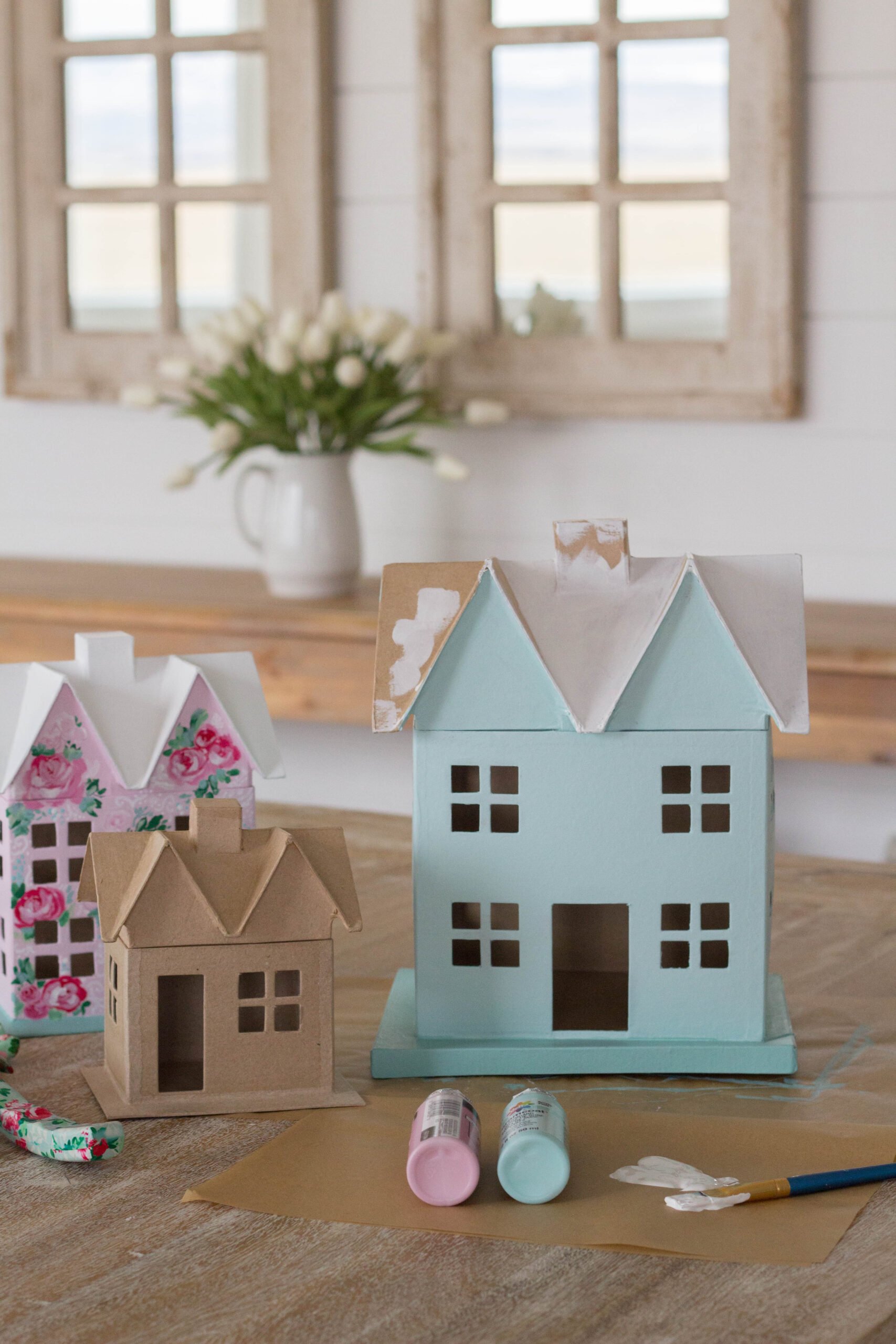 Easy DIY Painted Gift Box - Handmade Farmhouse