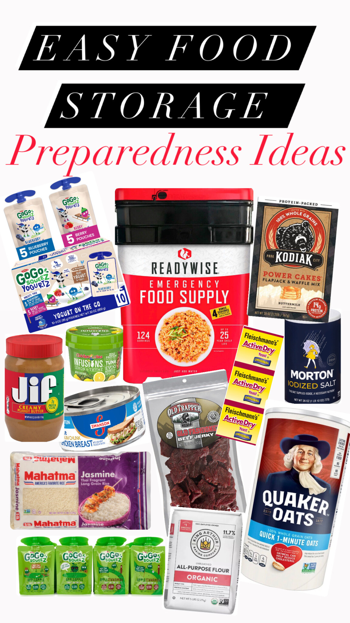 Easy Food Storage Preparedness Ideas - Handmade Farmhouse