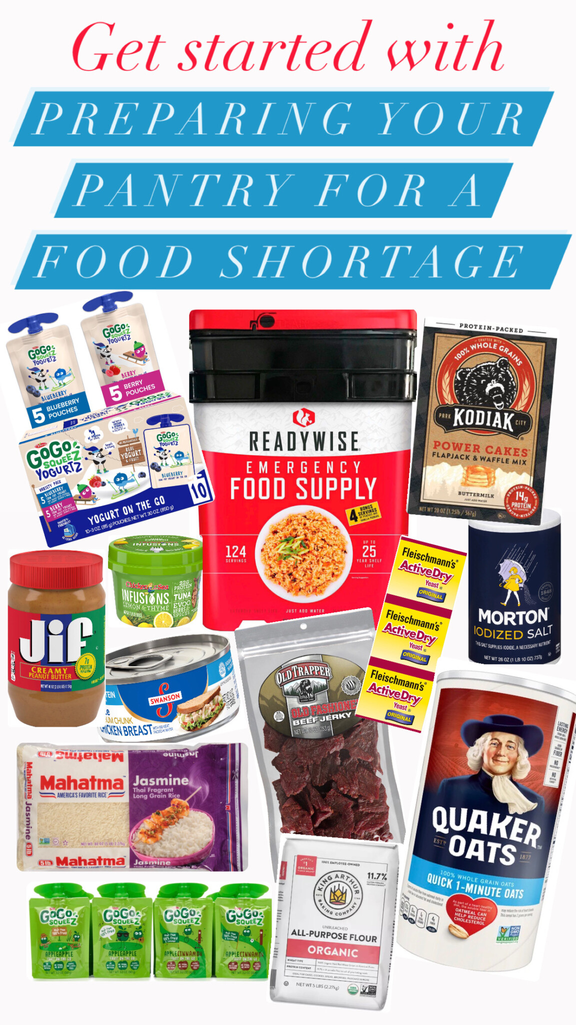 Easy Food Storage Preparedness Ideas - Handmade Farmhouse
