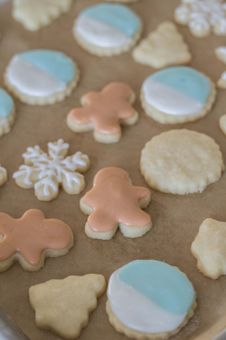 Simple Christmas Butter Cookies - Handmade Farmhouse