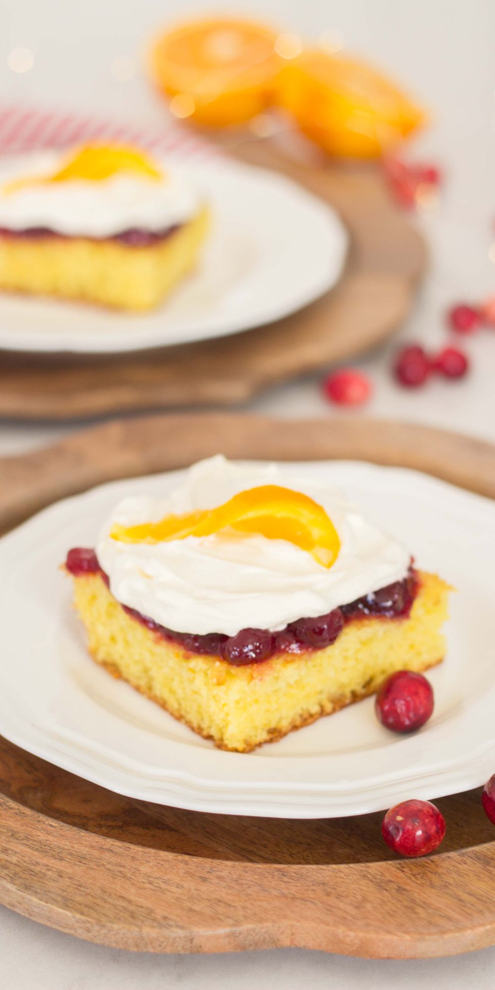 Easy Cranberry Citrus Cake - Handmade Farmhouse