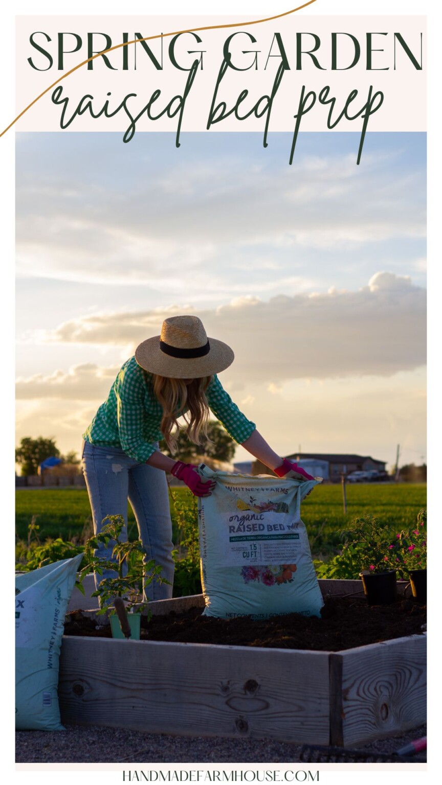 Preparing my Spring Garden Beds for Planting - Handmade Farmhouse