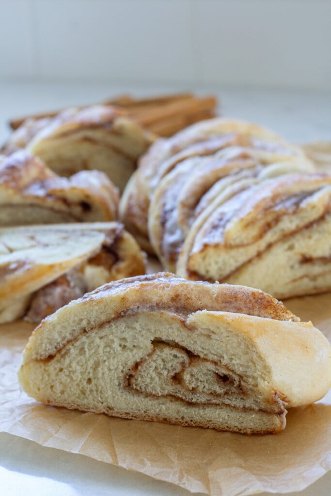 Easy and Fast Cinnamon Twist Loaf - Handmade Farmhouse
