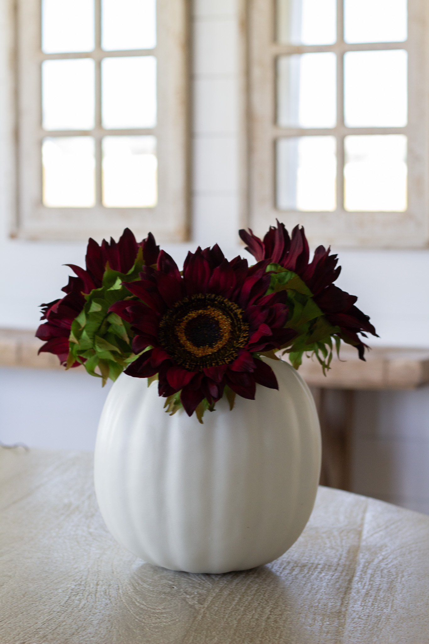 Fall DIY Pumpkin Vase - Handmade Farmhouse