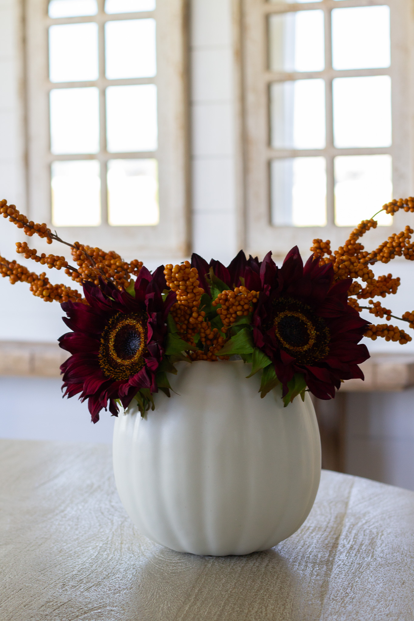 Fall DIY Pumpkin Vase - Handmade Farmhouse