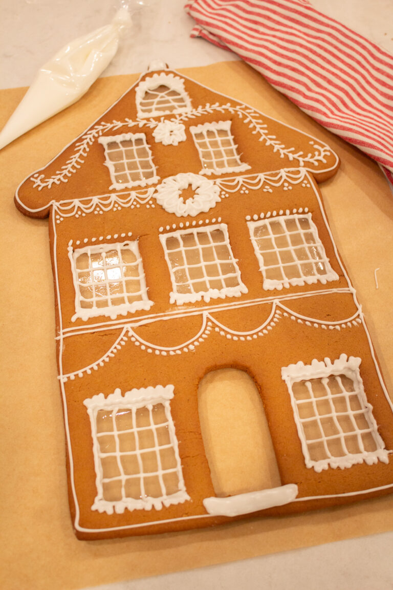 Lighted Gingerbread House Corner Decor - Handmade Farmhouse