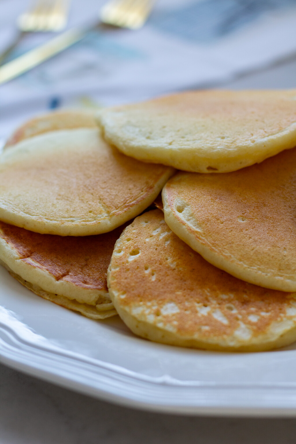 Fluffy Homemade Buttermilk Pancakes - Handmade Farmhouse