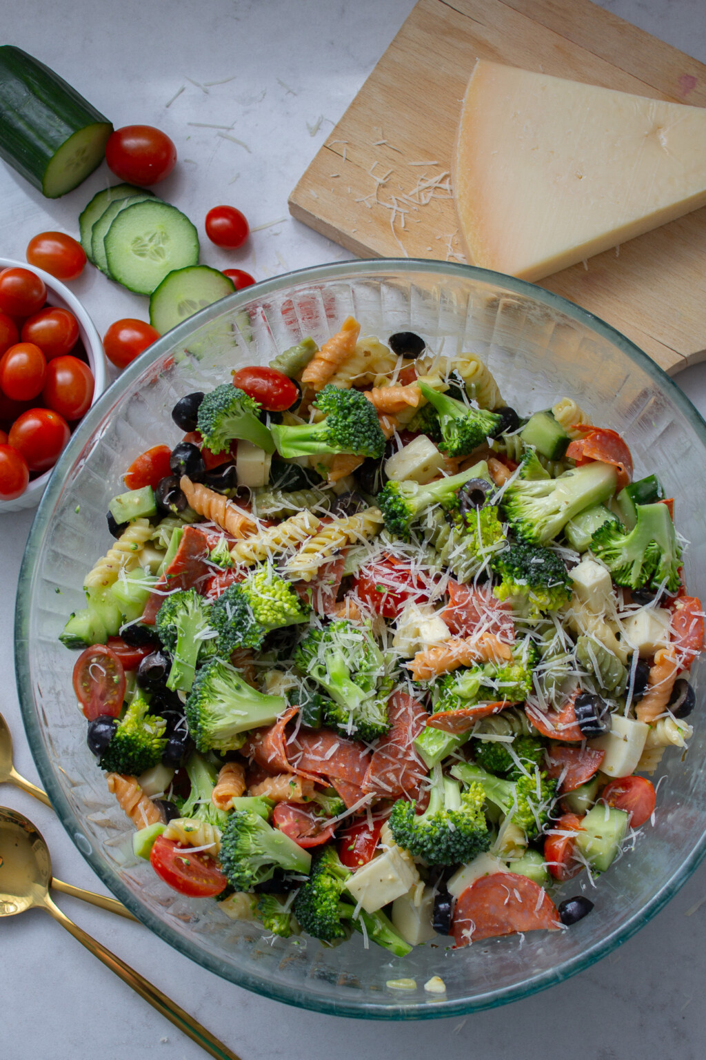 Easy Italian Pasta Salad - Handmade Farmhouse