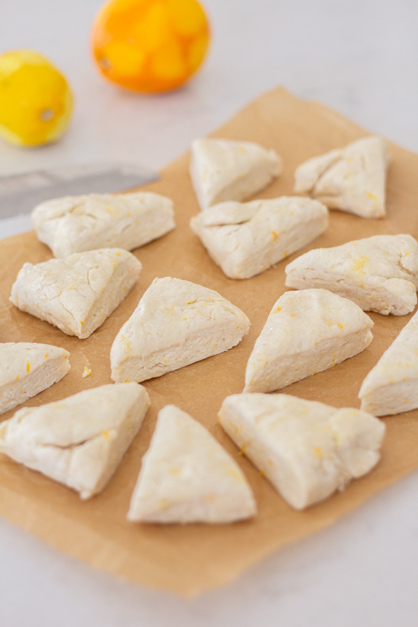 Easy Citrus Cream Scones - Handmade Farmhouse