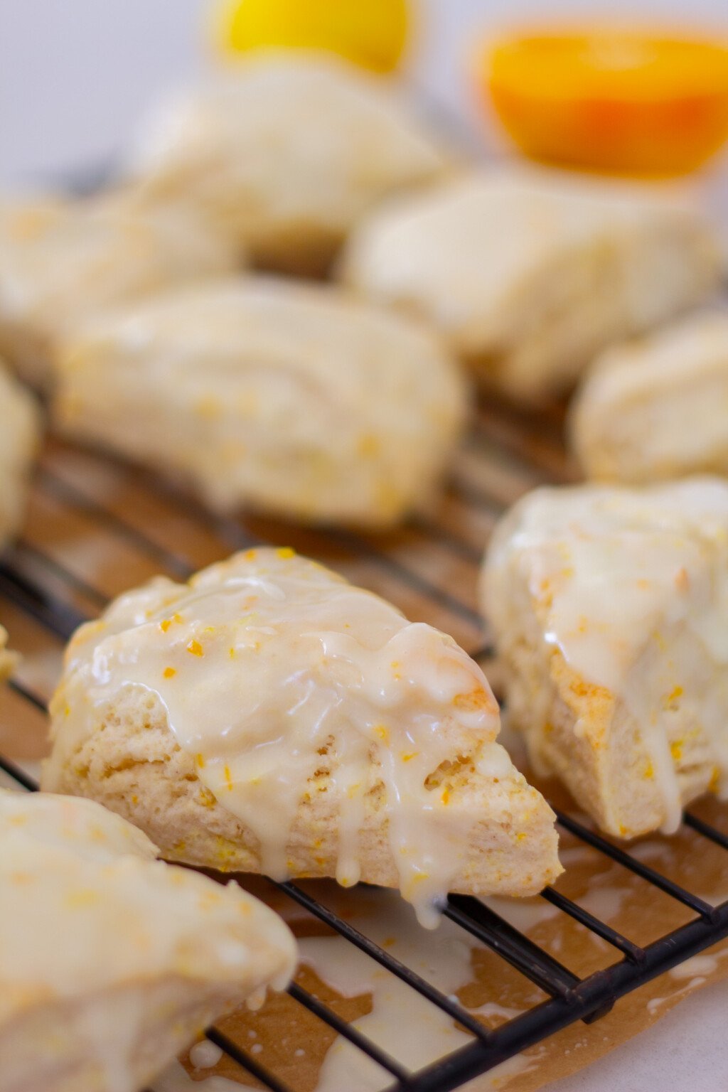 Easy Citrus Cream Scones - Handmade Farmhouse
