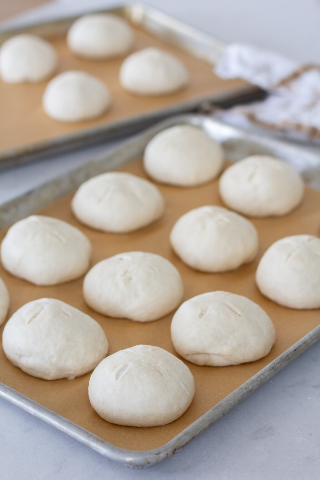 Soft Homemade Hamburger Buns - Handmade Farmhouse