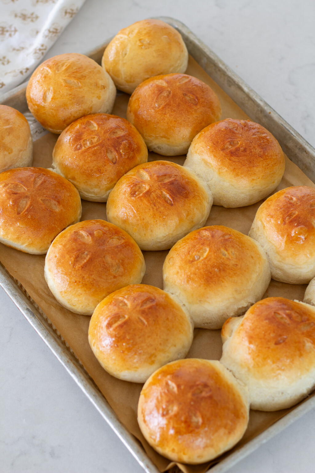 Soft Homemade Hamburger Buns - Handmade Farmhouse