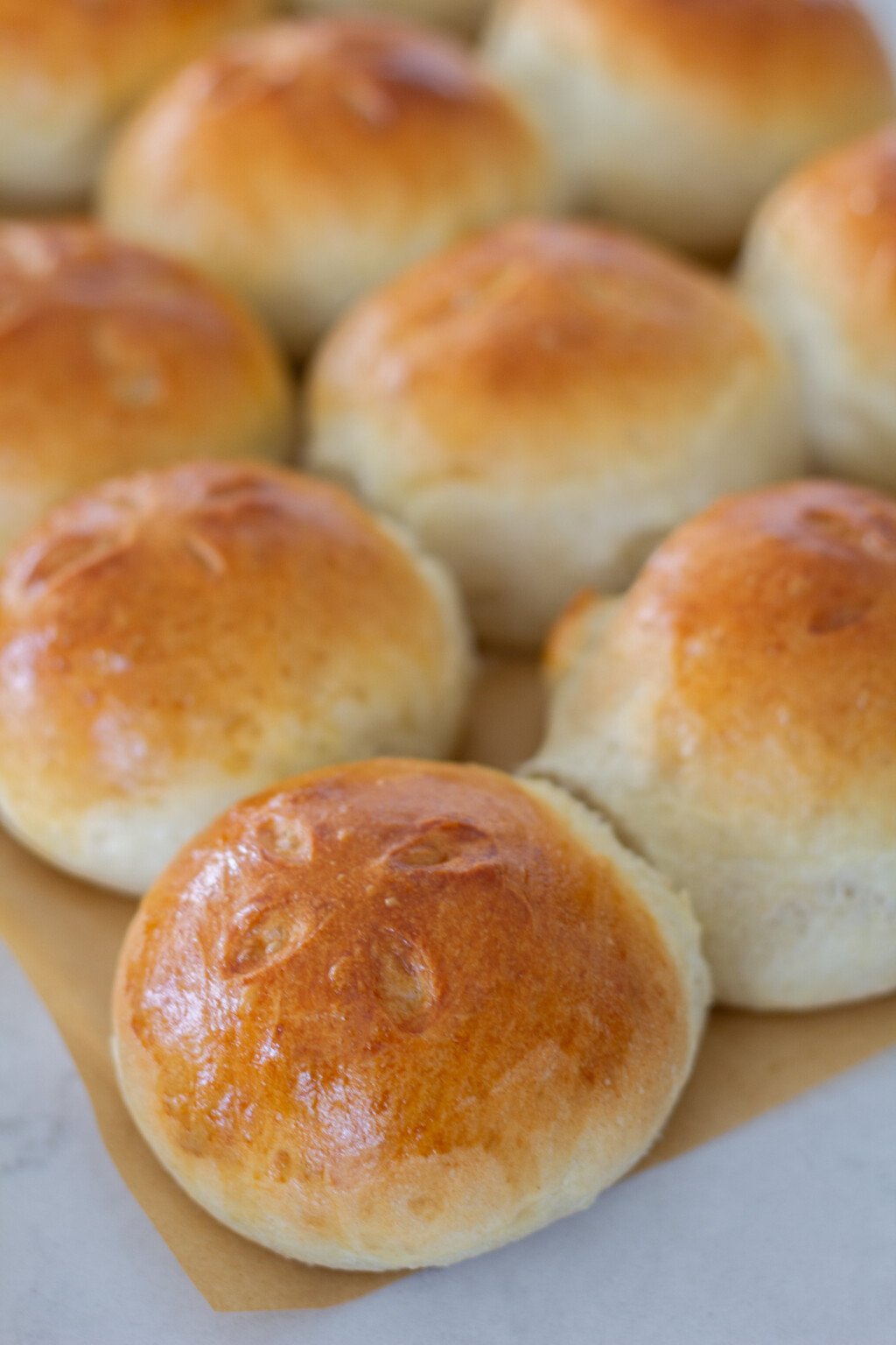 Soft Homemade Hamburger Buns - Handmade Farmhouse