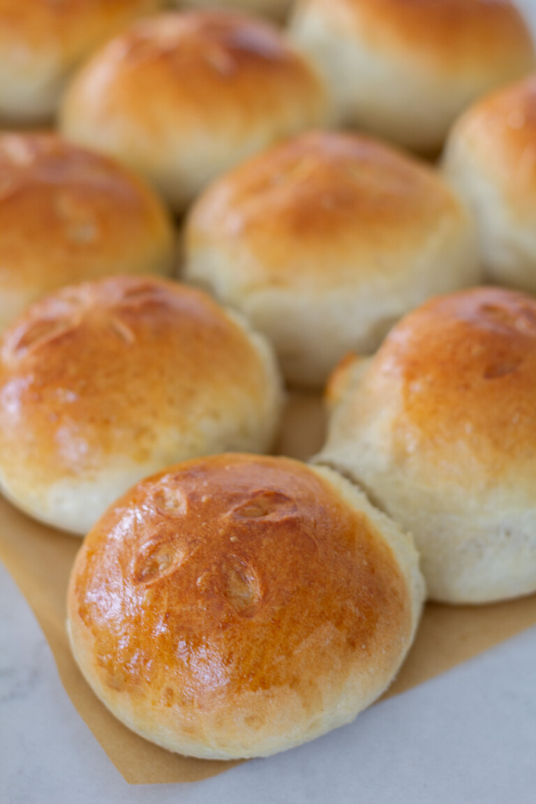 Soft Homemade Hamburger Buns - Handmade Farmhouse