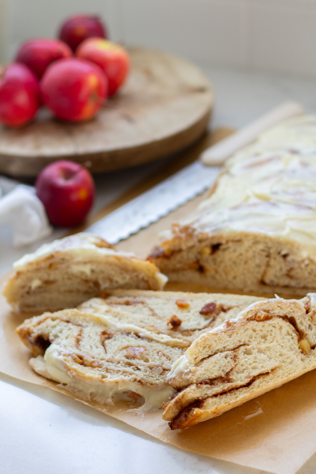 Quick Apple Cinnamon Twist Loaf - Handmade Farmhouse