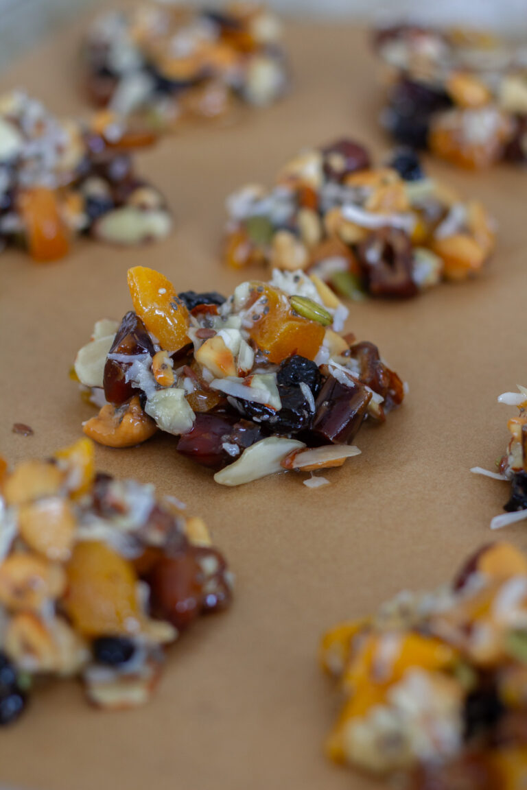 Easy Dried Fruit and Nut Clusters - Handmade Farmhouse