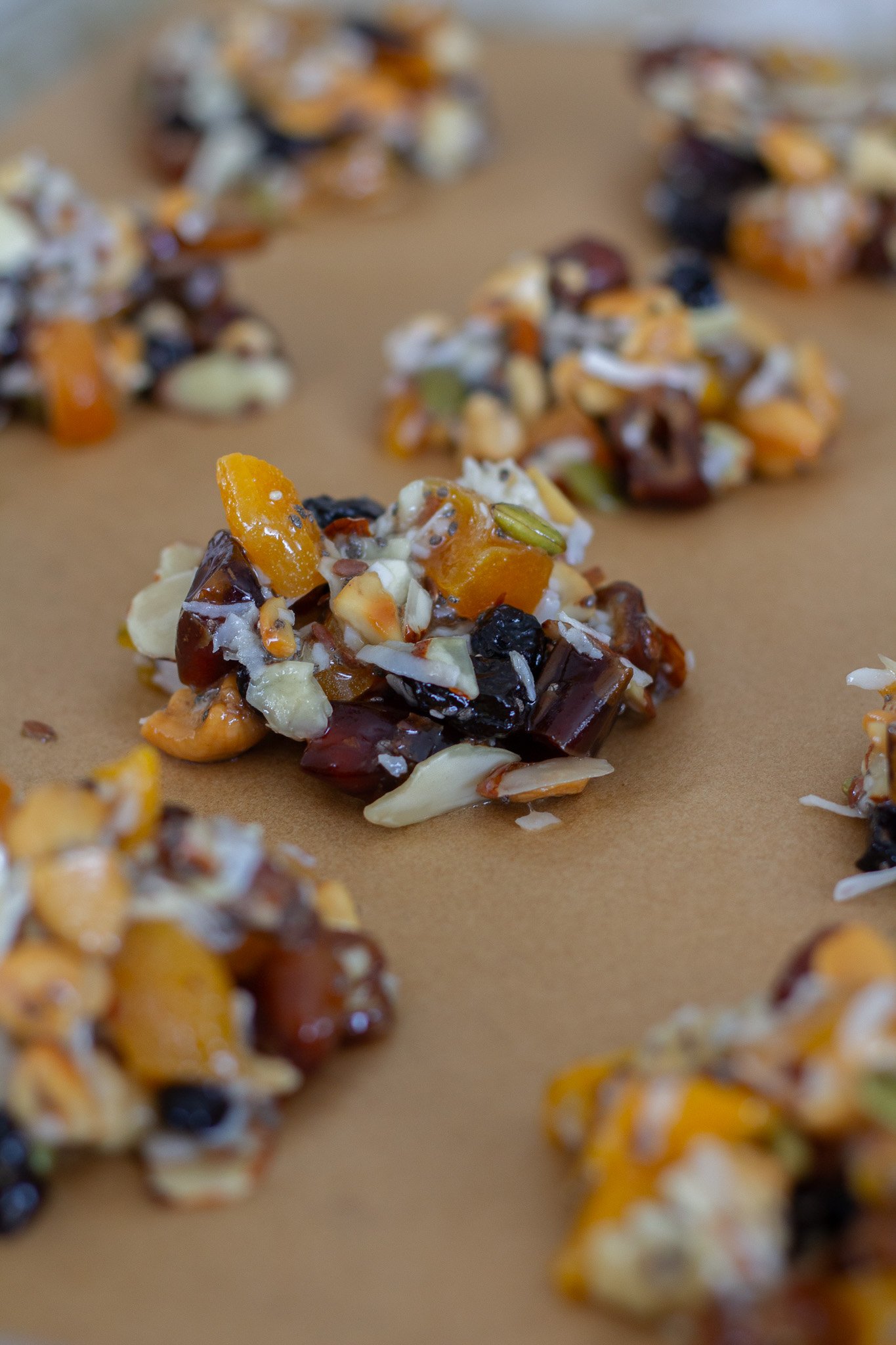 Easy Dried Fruit and Nut Clusters - Handmade Farmhouse